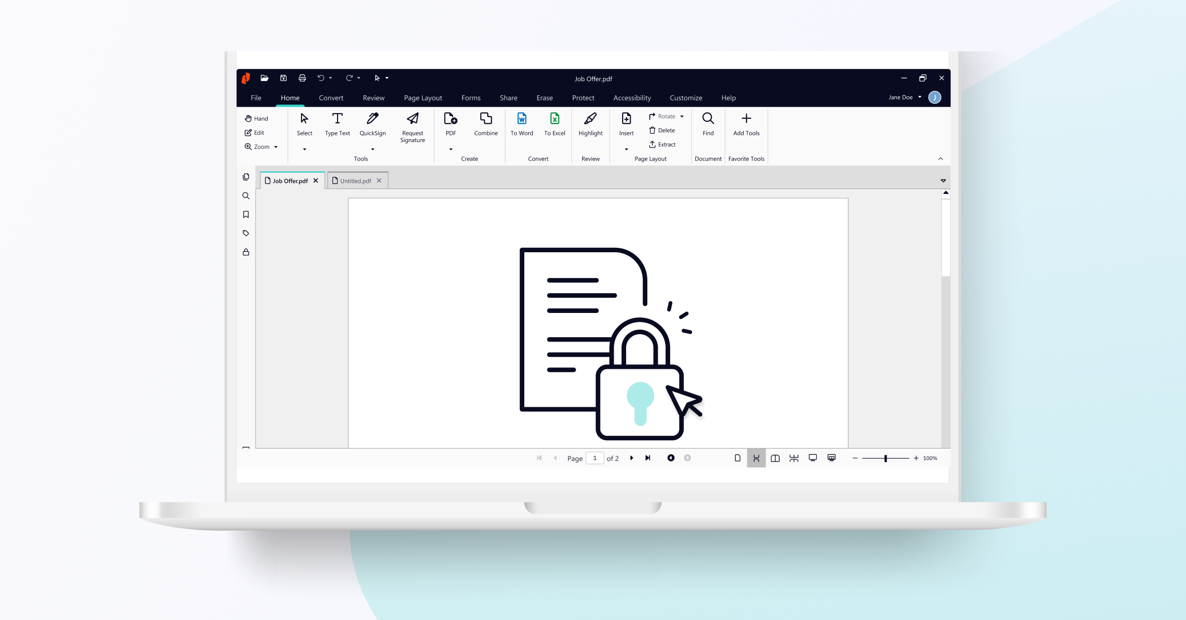 How to Secure a PDF Document
